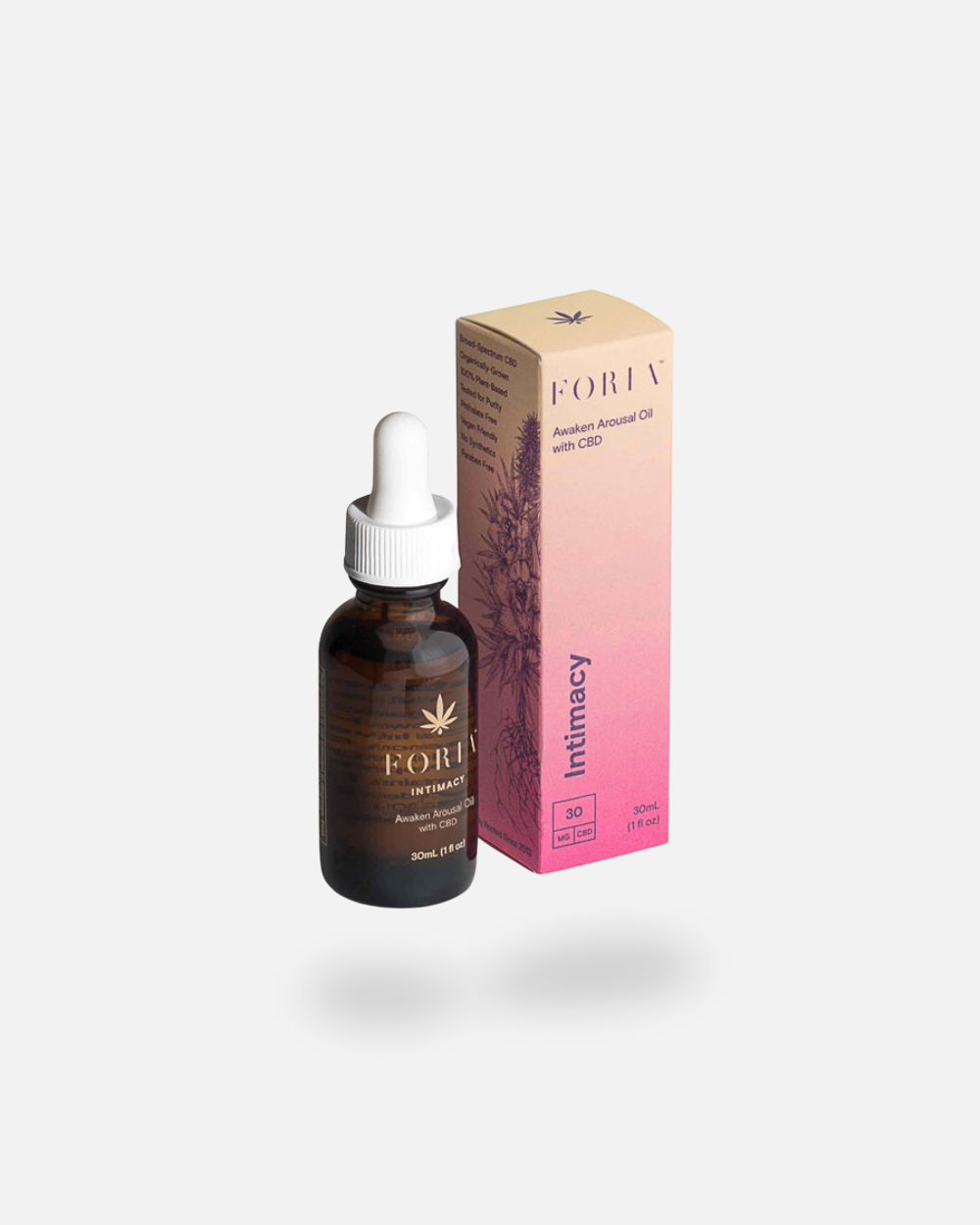 Foria Awaken Arousal Oil with CBD: Elevate Your Intimate Moments | flossy.